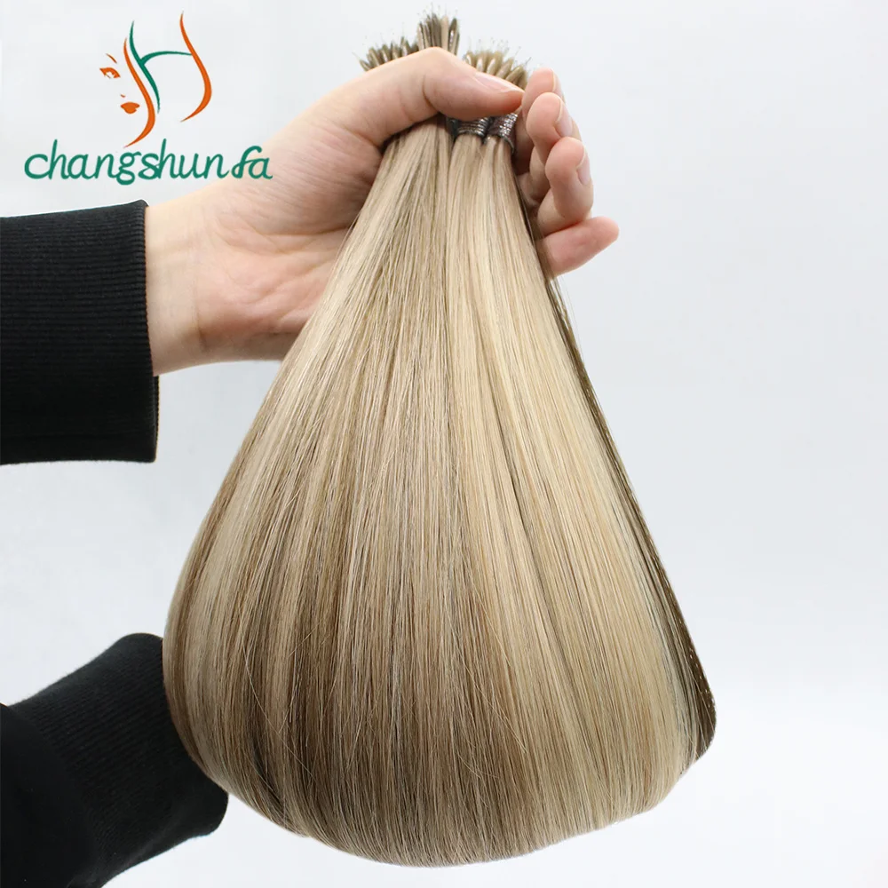 Double Drawn Full Cuticle Micro Ring Nano Ring Tip Russian Virgin Hair ...