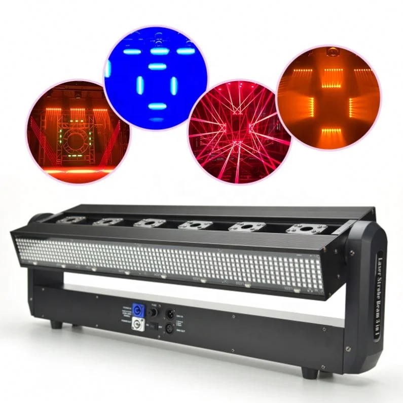 Shingel Six Red Laser Bar Stage Light 6 Eyes Laser 3 In 1 Matrix ...