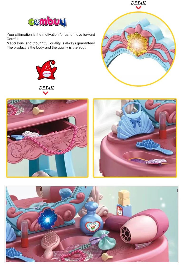 Children Make Up Pretend Play Dressing Table Toy For Girls - Buy ...