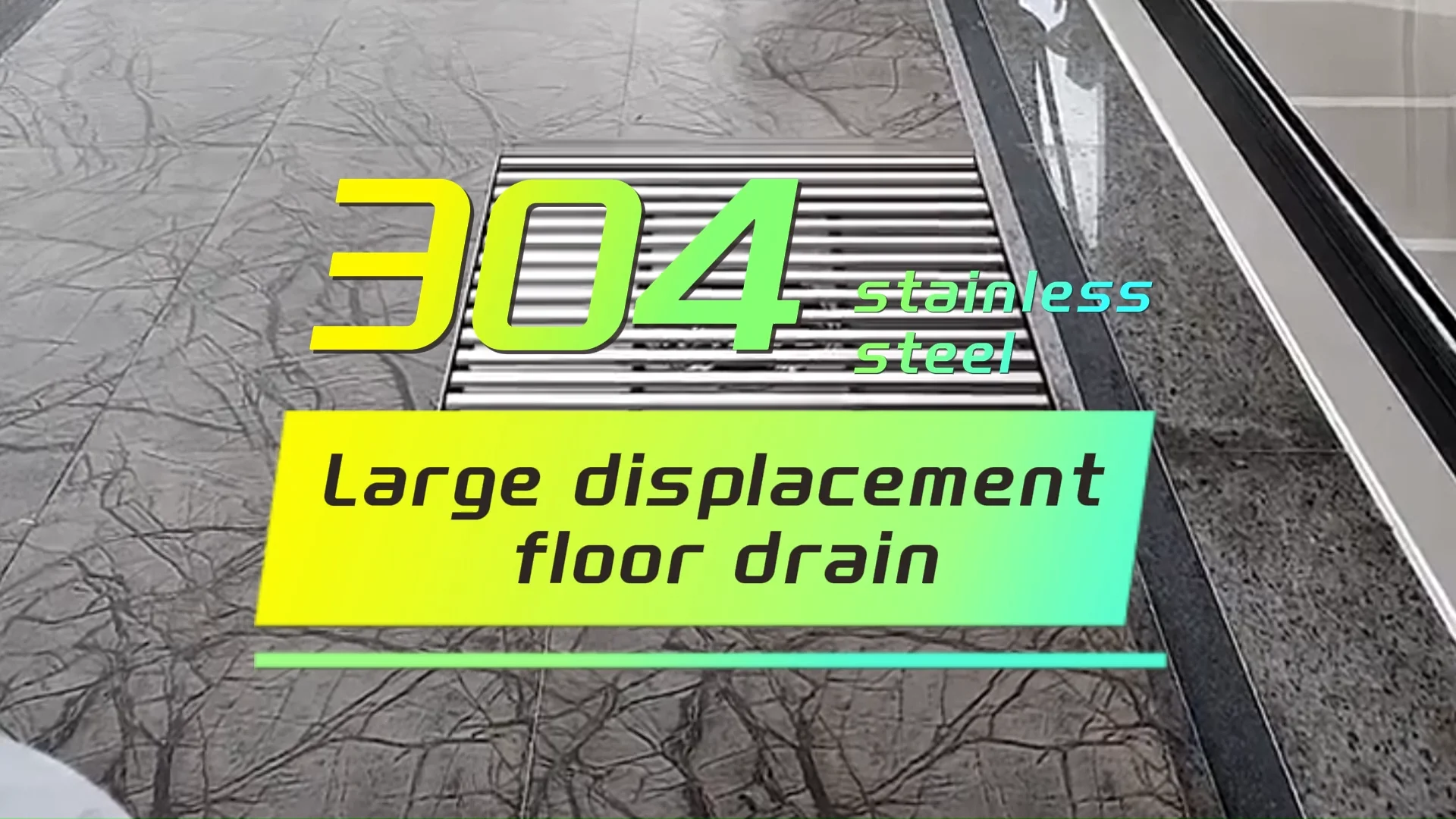 6 Inch Square Shower Drain Bathroom Floor Drain With Brick Pattern ...