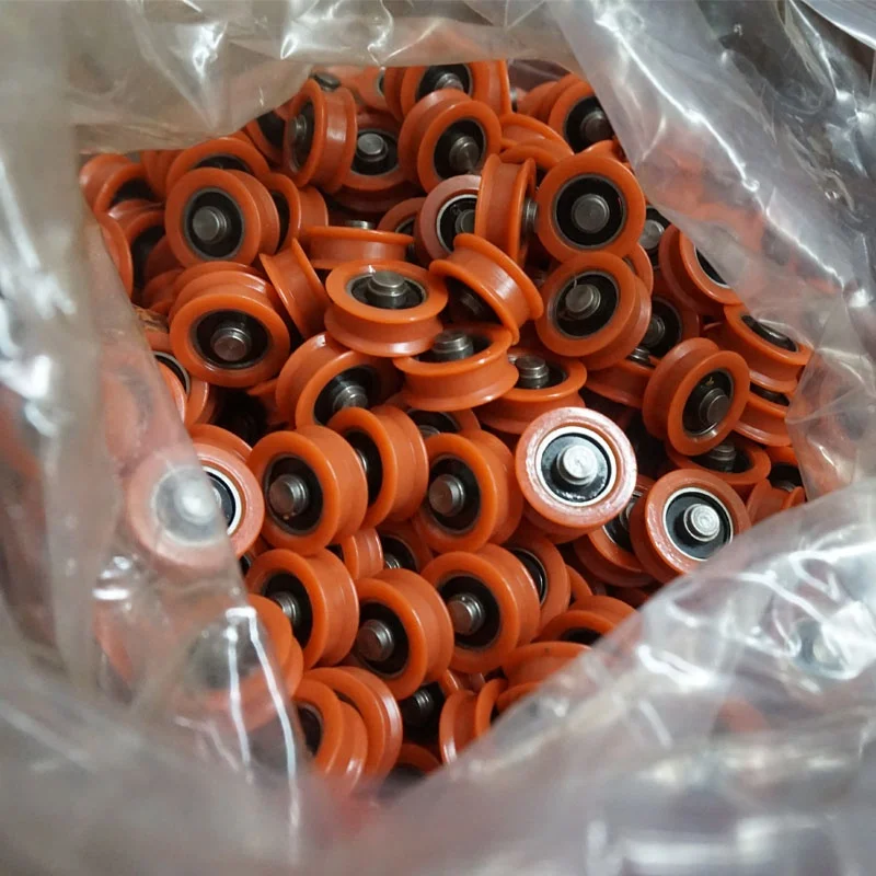 Pom Plastic Bearing Flat Type Roller Wheel Pulley Roller 20*58*16mm ...