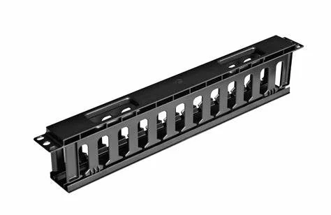 China 19 Inch 1U 2U Plastic Metal Cable Manager Tray CAT6/5E Cable ...