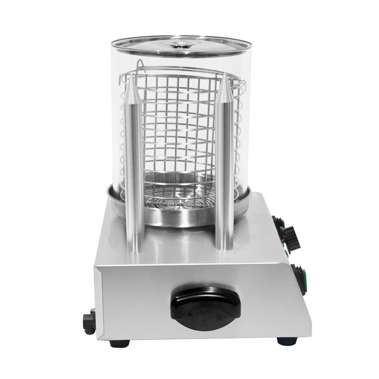 Stainless Steel Automatic Electric Hot Dog Roller Grill Machine With 2 ...