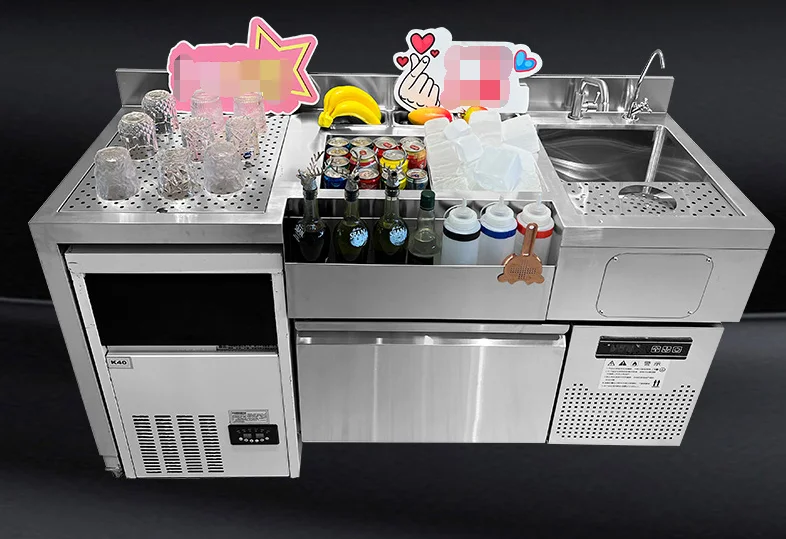 Portable Bar Counter Customization Stainless Steel Counter Top Standard ...