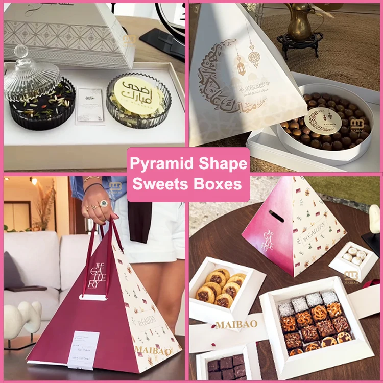 Custom Luxury Baklava Packaging Boxes Arabic Sweet Baklava Dates ...