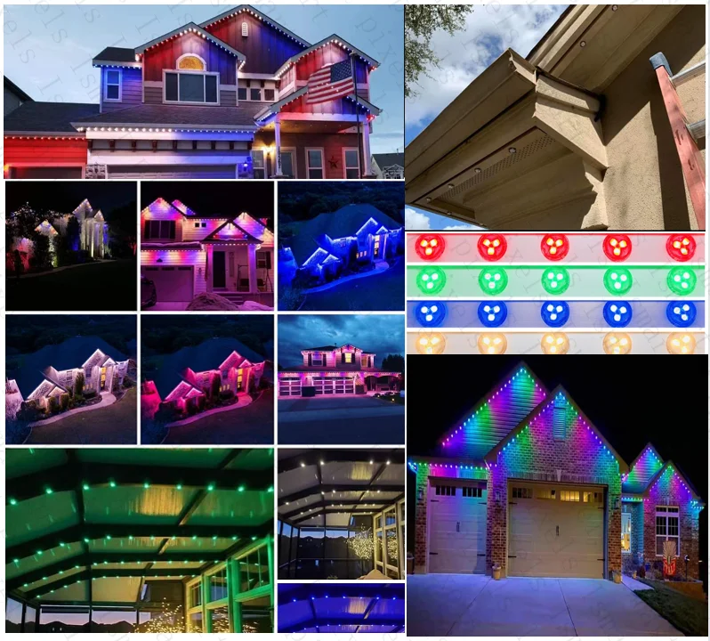 Ismartpixel LED Point Lights - RGB/RGBW Waterproof Solutions