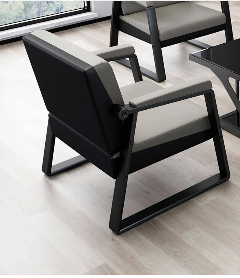 Government Project Factory Sales Office Furniture Single Seat Sofa Set ...