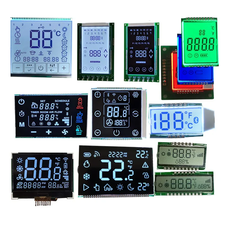 Thermostat Temperature I2c Lcd Custom Segment 2 3 4 5 Inch Lcd-module Lcd Control Module - Buy ...