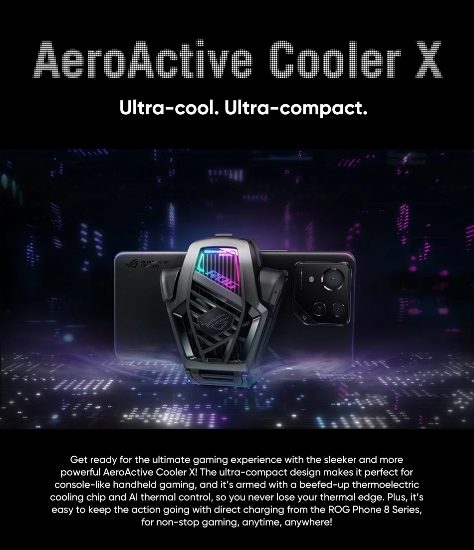 The New Rog Aeroactive Cooler X Ai-controlled Temperature System ...