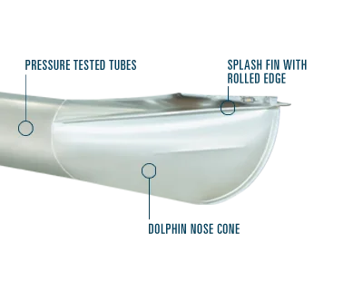 Kinocean 33 Inch Diameter Aluminum Pontoon Tube Float Logs