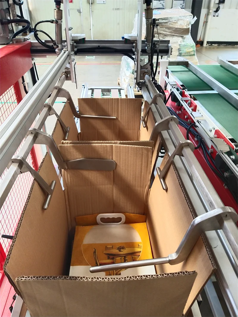Cardboard Box Case Erector Former Folding Machine Vertical Automatic ...