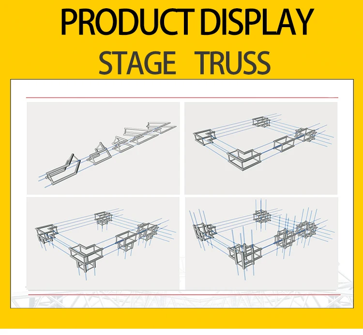 Outdoor Concert Exhibition Trade Show Aluminum Stage Truss With Roof ...