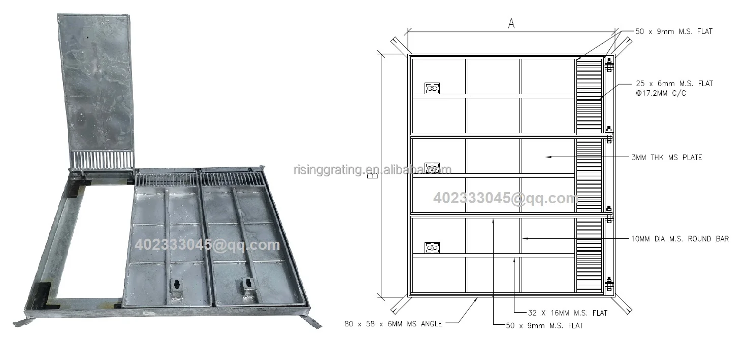 850LX700W Singapore LTA Pedestrian Concrete Infill Grating