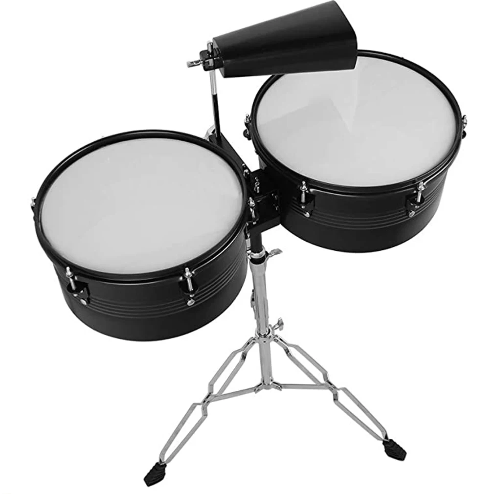 Timbal Drum Set 14" 15" with Black Color Latin Percussion