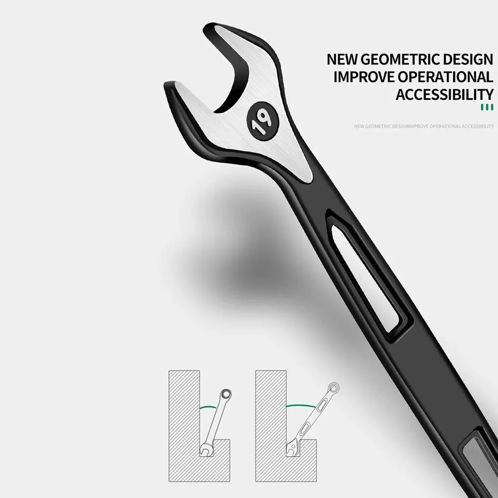 Extra Long Double Head Ratchet Wrench Double Use Wrench Combination ...