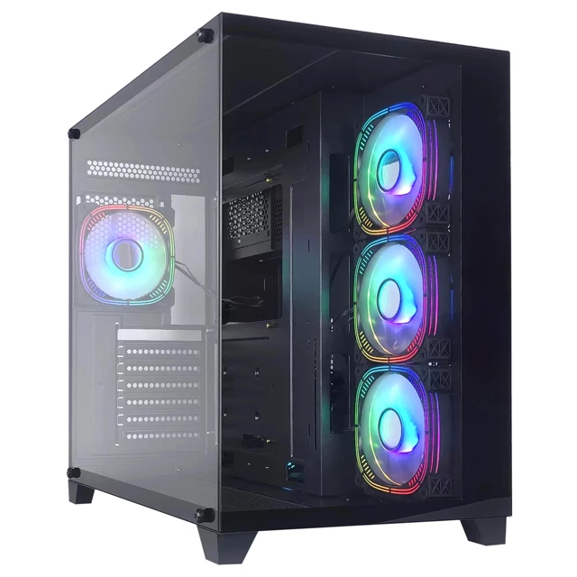 Sate(k896)oem New Tempered Glass Computer Case&towers Atx Desktop Pc ...
