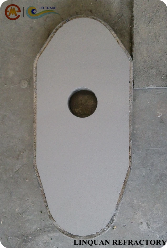 Cs80 Alumina Zirconia Carbon Base Ladle Slide Gate Plates - Buy Slide ...