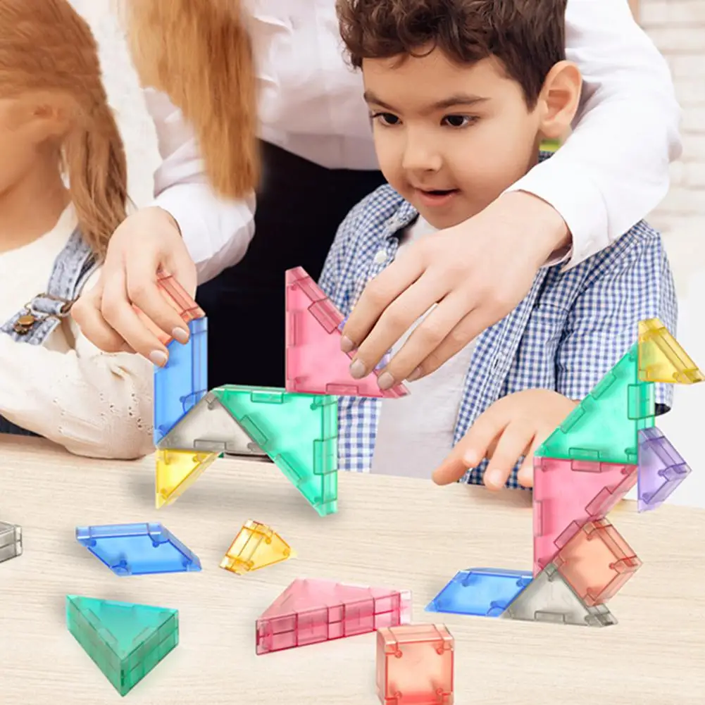Qiyi Colorful 3D Magnetic Tangram Puzzle - Educational Toy for Children ...