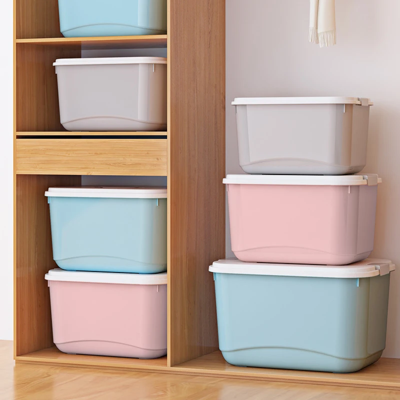 36.5cm Stackable Thickened Plastic Pp Storage Box Household Clothing ...