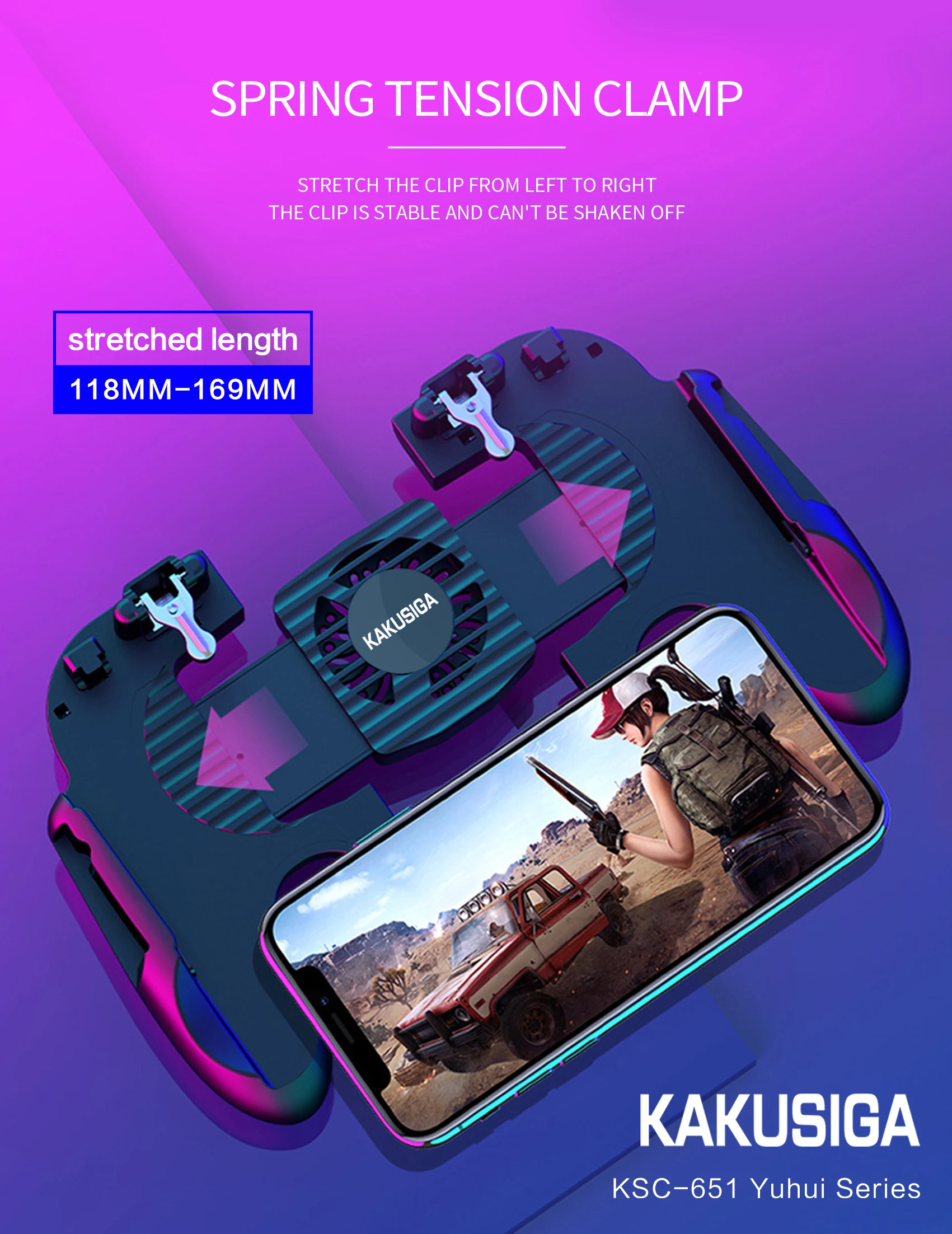 KAKU Gaming Mouse with Heat Dissipation - Cooling Gamepad