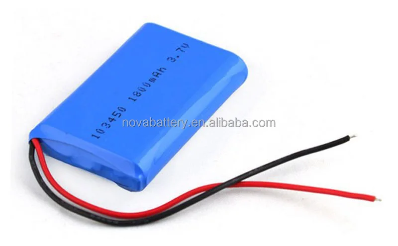 103450 Li-Ion Prismatic Battery - 3.7V 2000mah Capacity