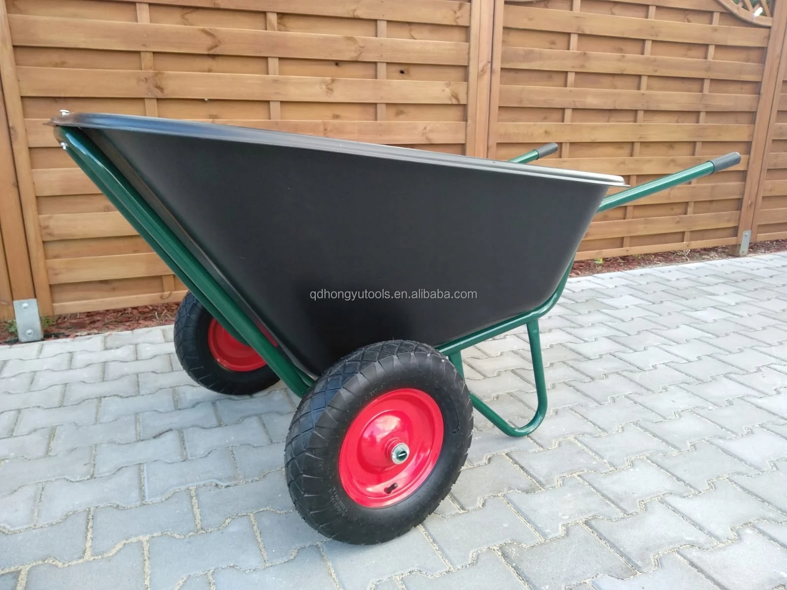 Man with Wheelbarrow - 300L Wheelbarrow for Poland Market