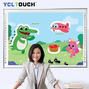 86-inch Smart Technology Infrared Finger Touch Smart Board Meeting ...