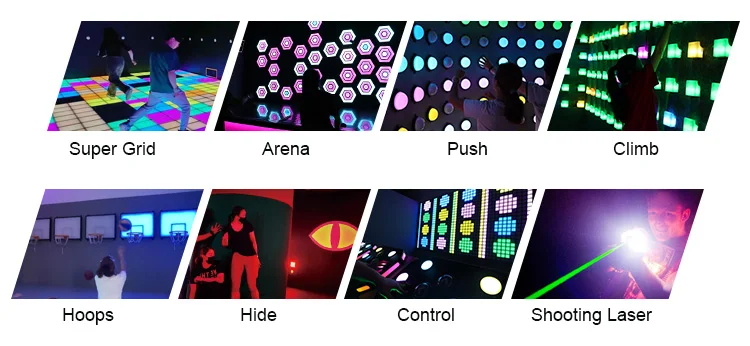Activate Games Mega Grid LED Pressure Tiles - Interactive Floor Tiles ...