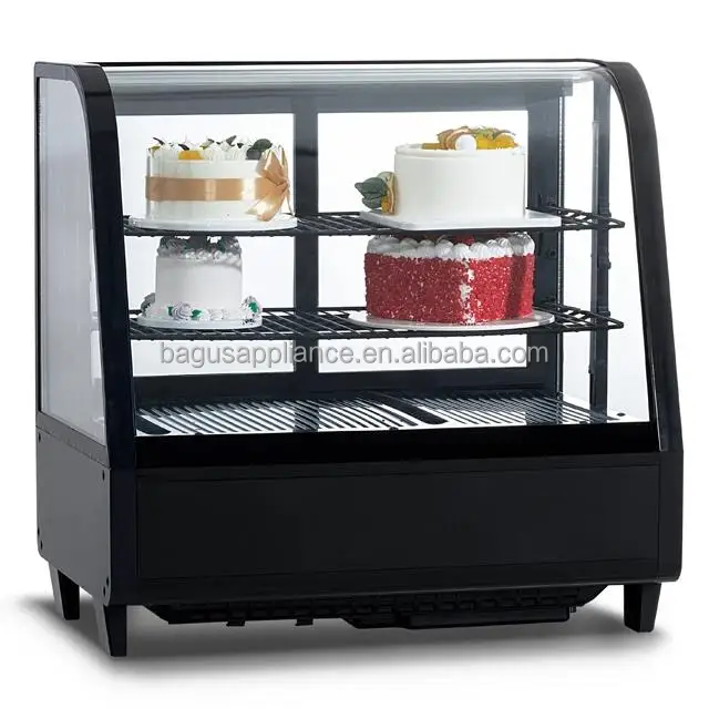 Good Quality 100L Commercial Countertop Refrigerator Cake Display ...