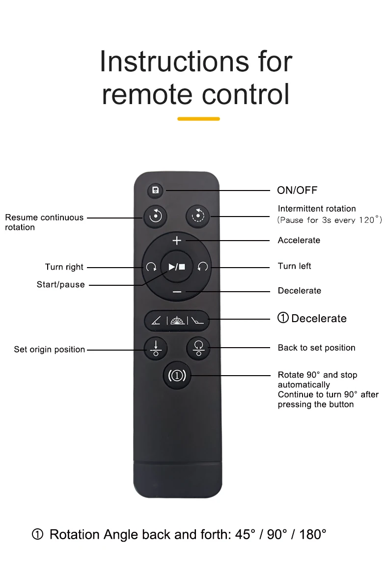 3 in 1 360 Degree Electric Turntable with Remote Control Rotating ...