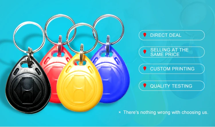 ISO11784/5 TK4100 Keyfob Access Control RFID Keychain Proximity Key