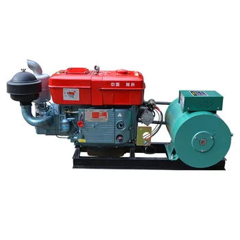Industrial Open Type Small Power Diesel Ac Generator Single Cylinder ...