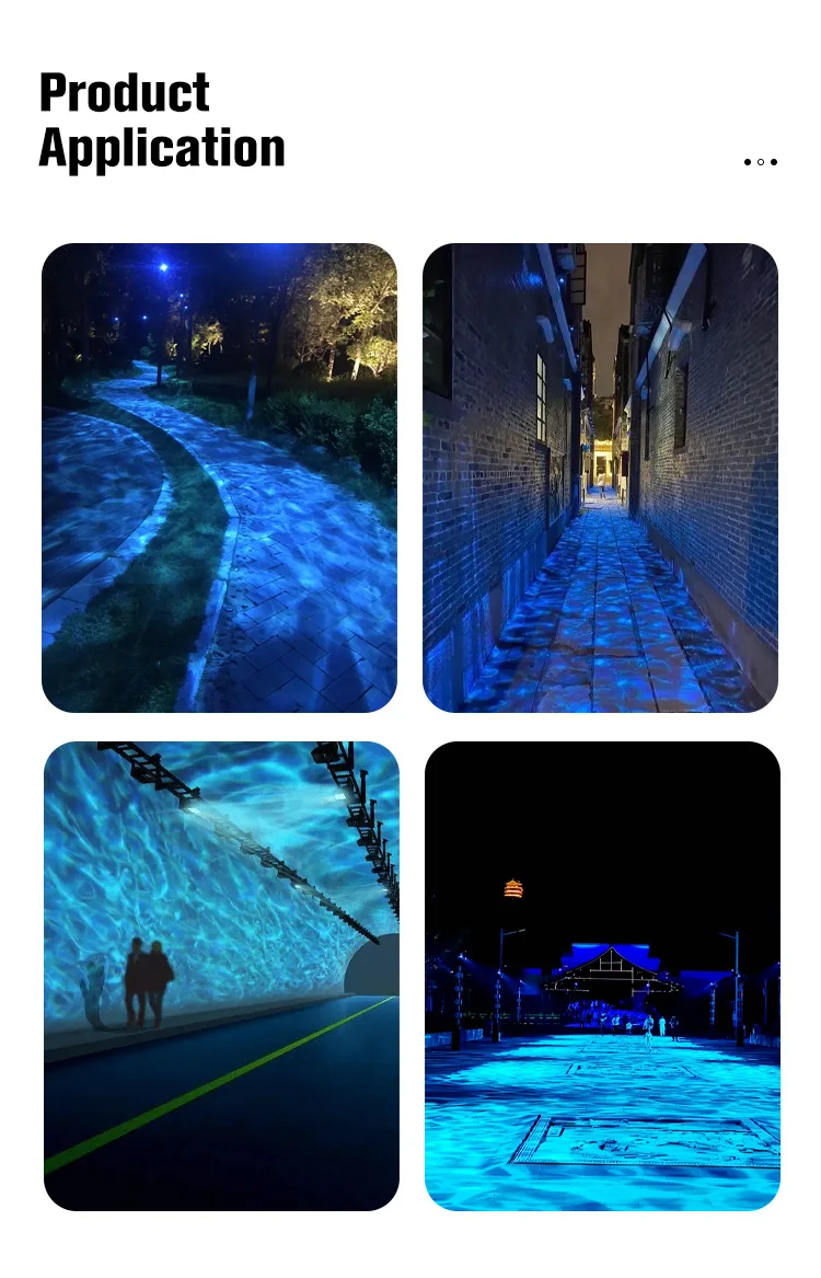 Water Ripple Gobo Projector Ocean Ripple Landscape Lighting Water Wave ...