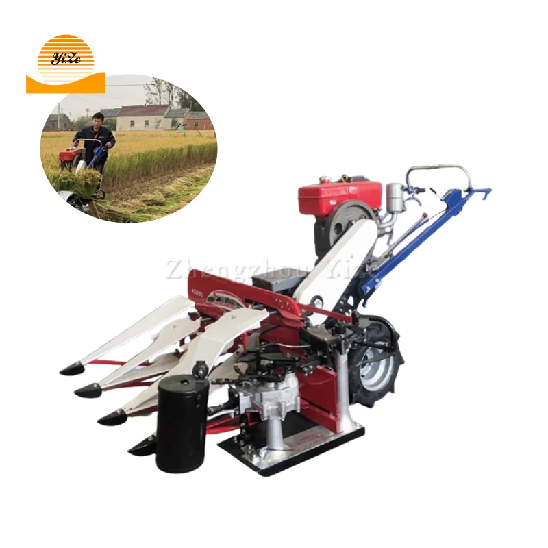 YIZE Walking Tractor Reaper Binder - Efficient Harvesting