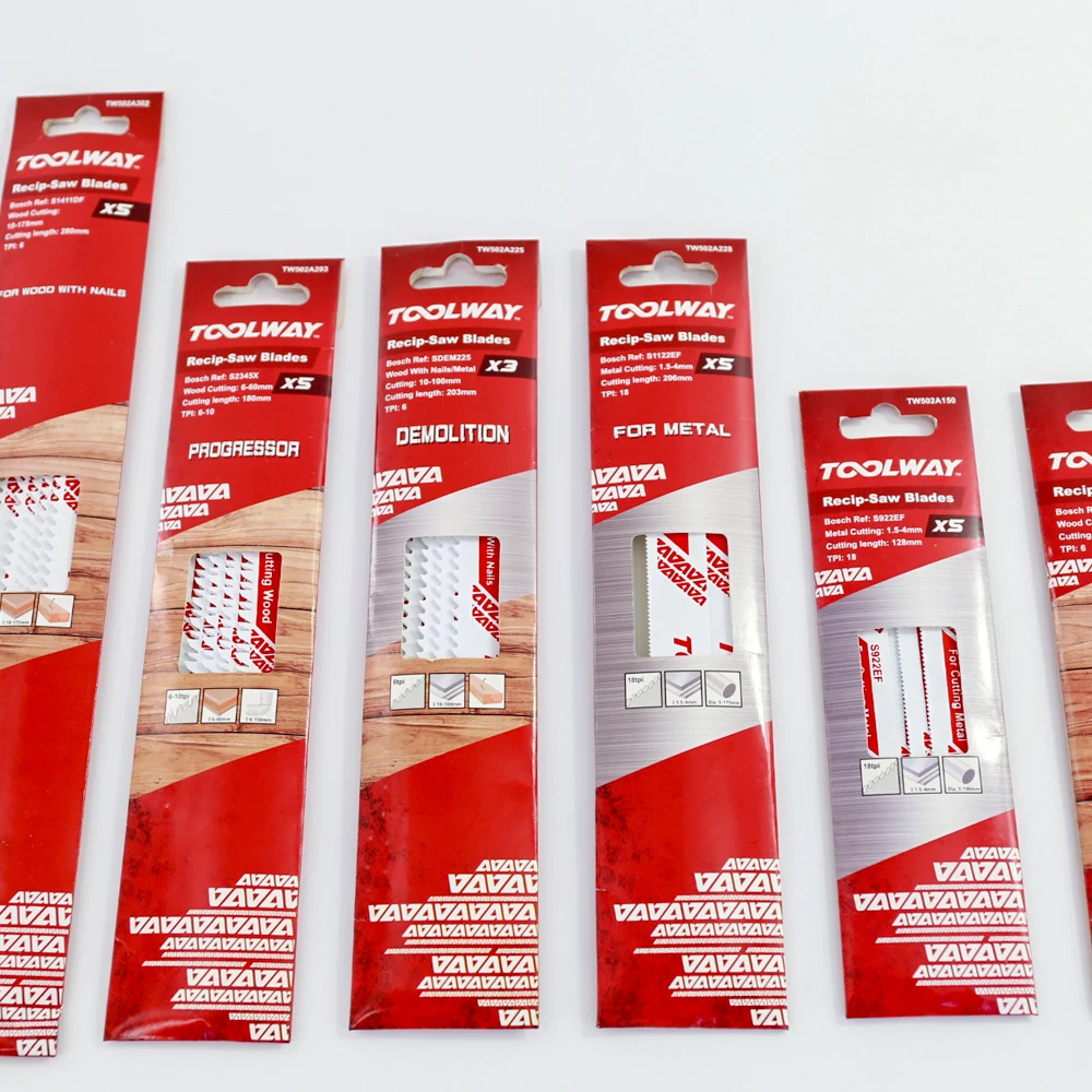 Toolway S644d Reciprocating Saw Blades Sawzall Blade Saw For Curve Wood Cutting Plunge Cut - Buy ...