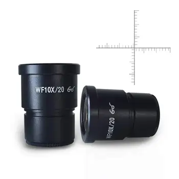 Np-hep10x20r Wf10x/20 Eyepiece For Microscope 30.0mm With Scale And ...