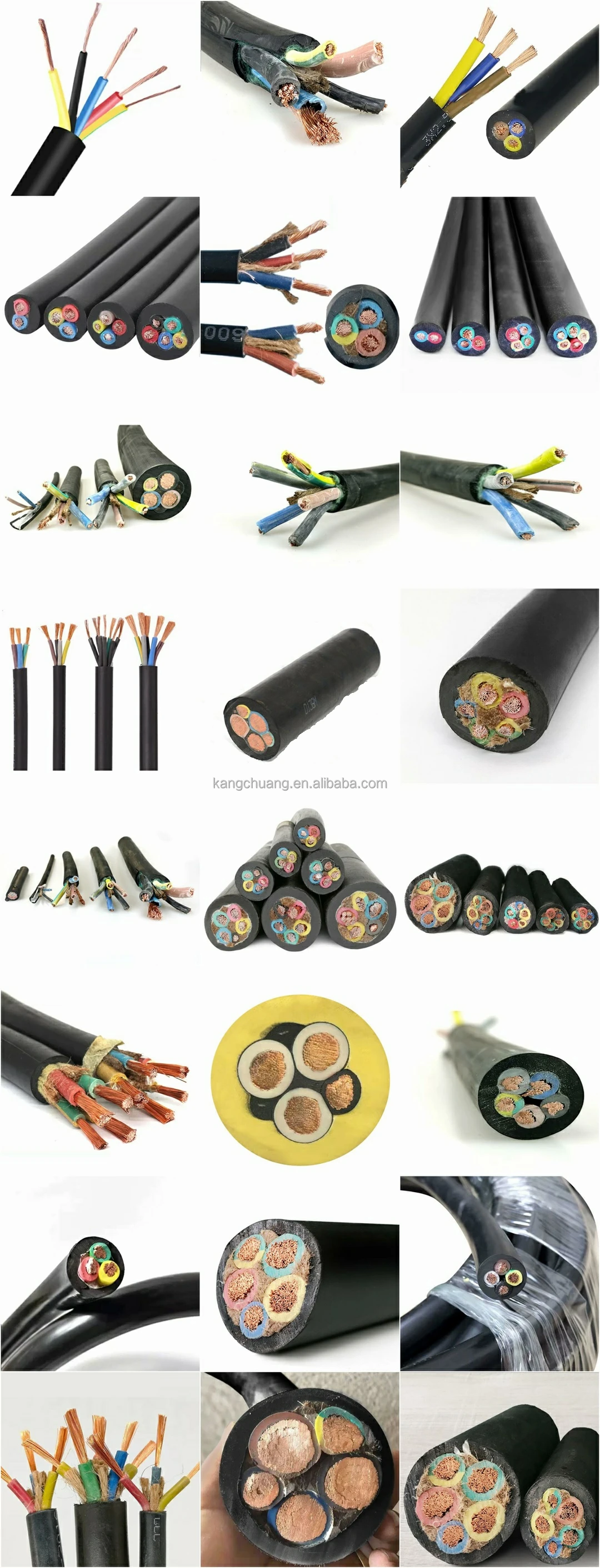 YQ/YQW/YZ/YZW/YC/YCW Power Cables - Waterproof & Flame-retardant