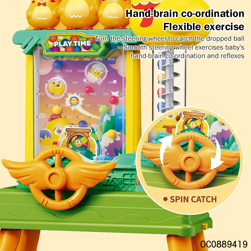 Throw And Catching Ball Gaming Machines For Kids Interactive Table ...