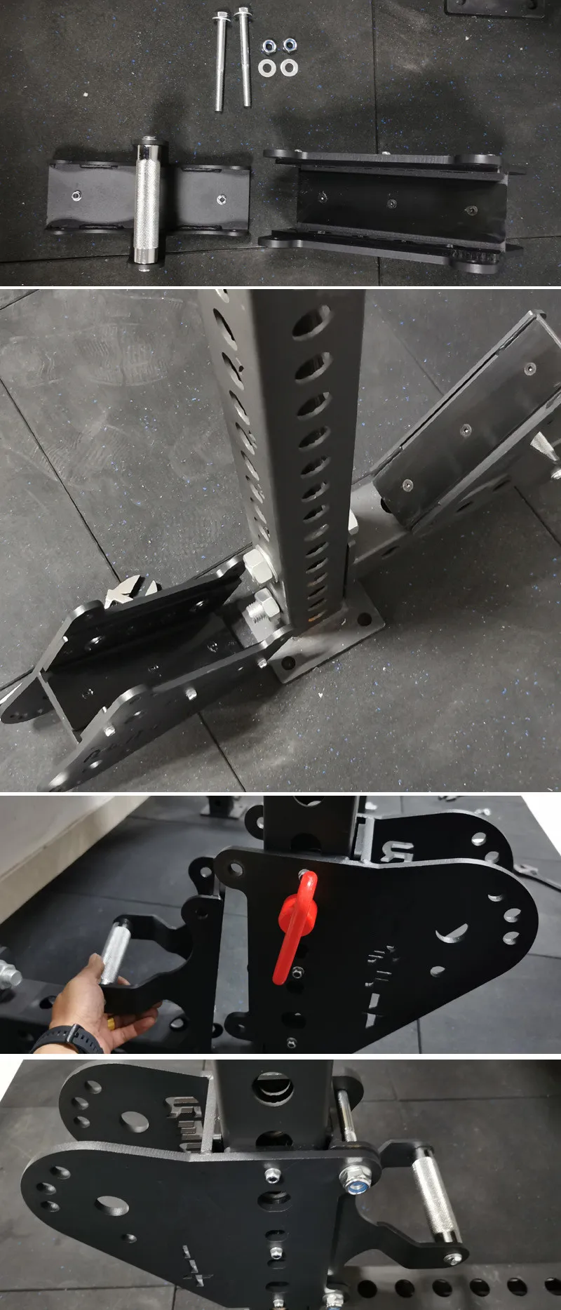 Gym Equipment Power Racks Adjustable Jammer Arms Trainer