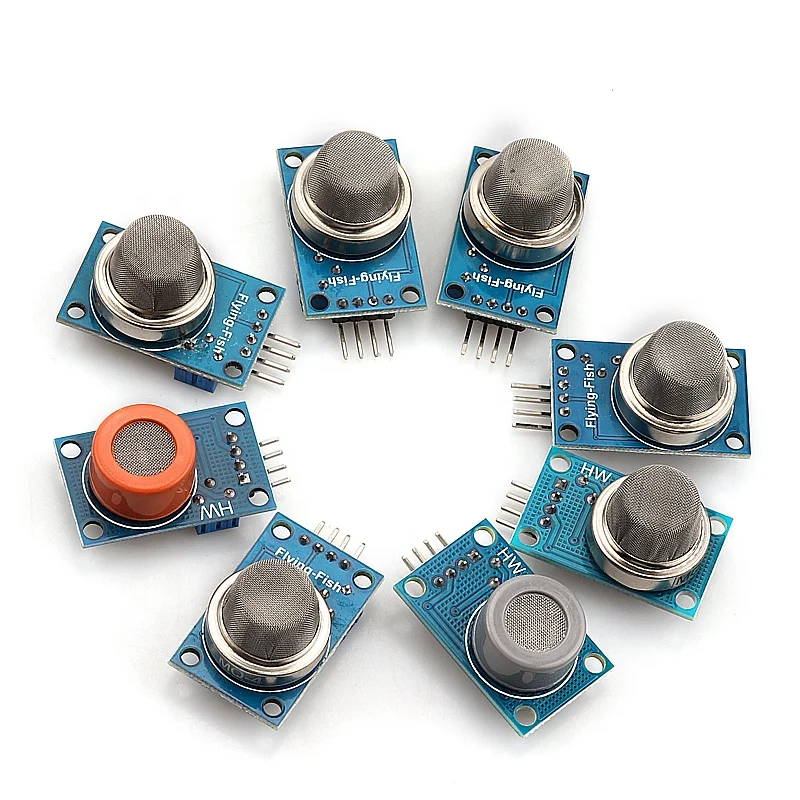 Mq-2 Mq-3 Mq-4 Mq-5 Mq-6 Mq-7 Mq-8 Mq-9 Mq-135 Detection Smoke Methane ...