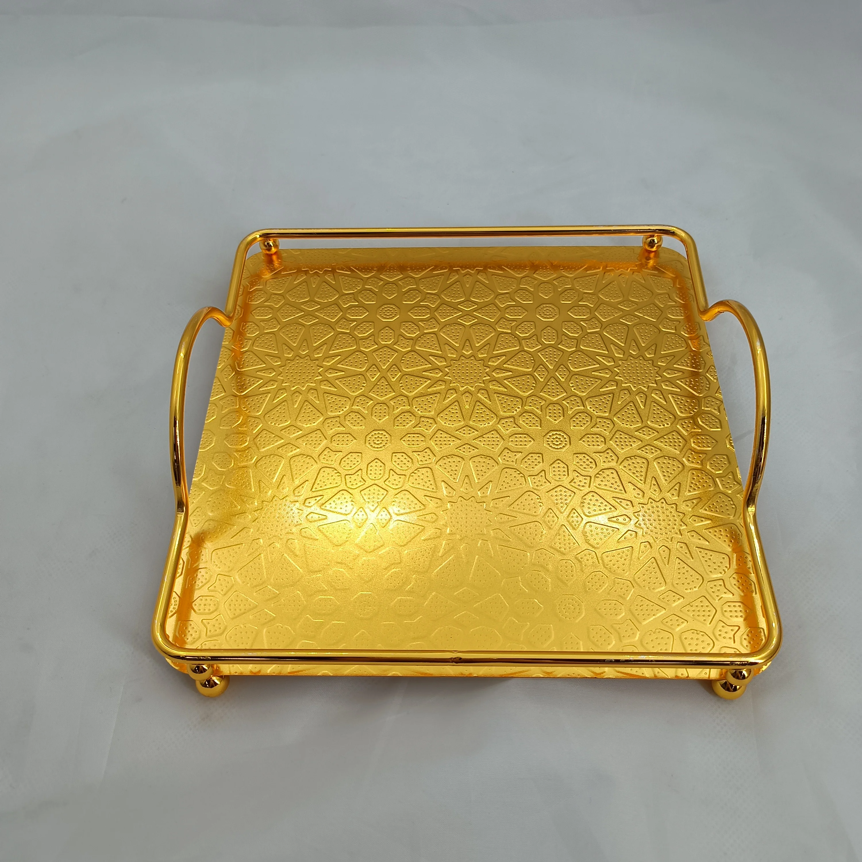 Metal Tray Manufacturing Company Hotel Arabic Silver Golden Plated ...