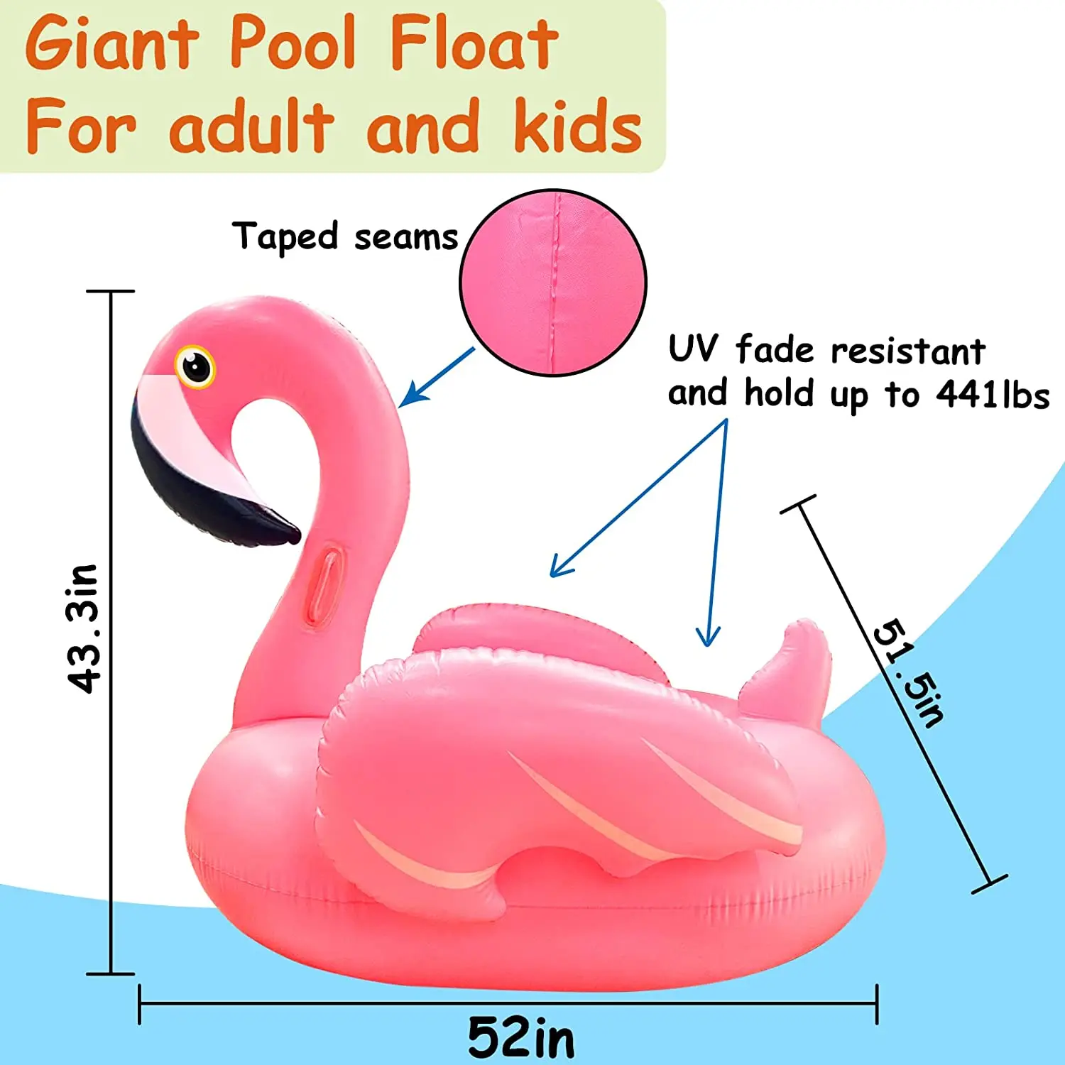 Party with Style Using Large Inflatable Flamingo Floats