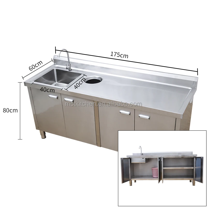 304 Stainless Steel Kitchen Sink Cabinet Sinks - Cheap & Durable