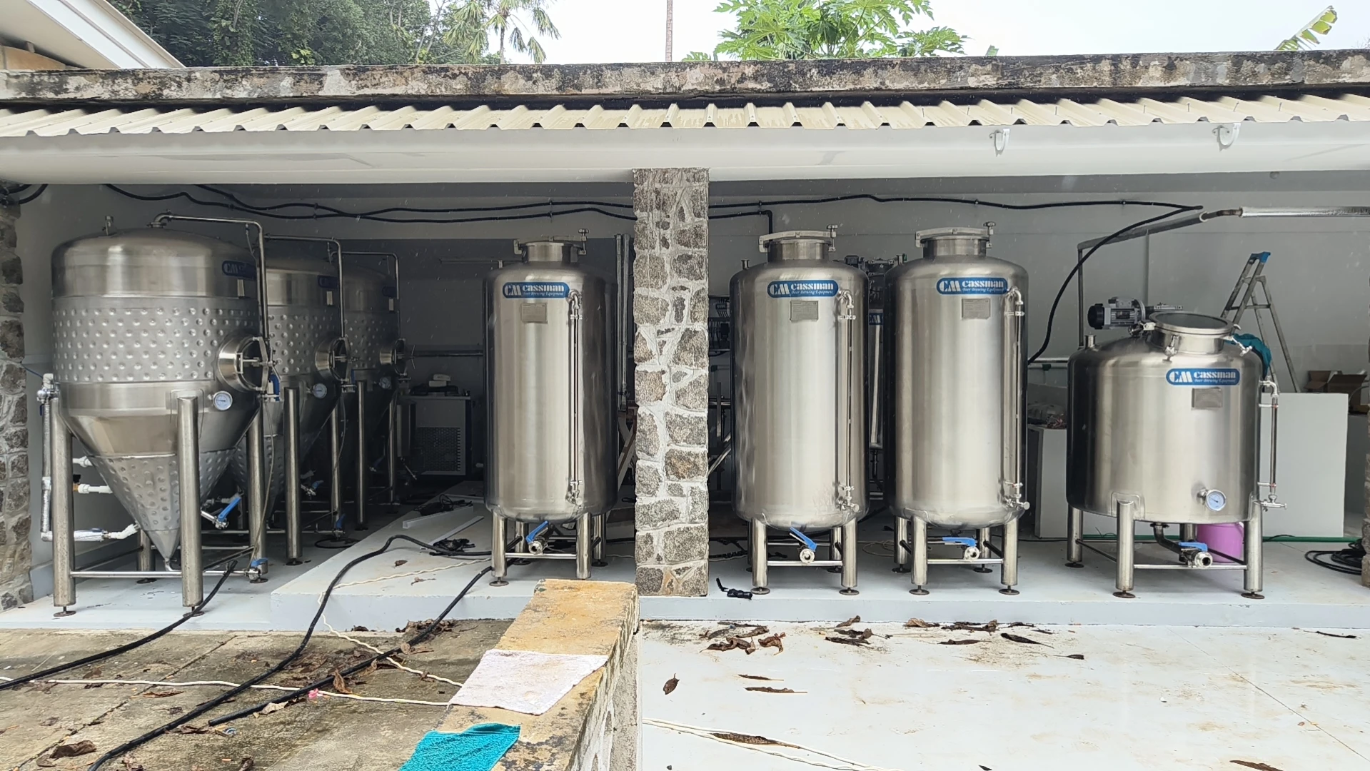 500 Gallon Wine Tank 1500l Alcohol Fermentation Tank Sus 304 Wine ...