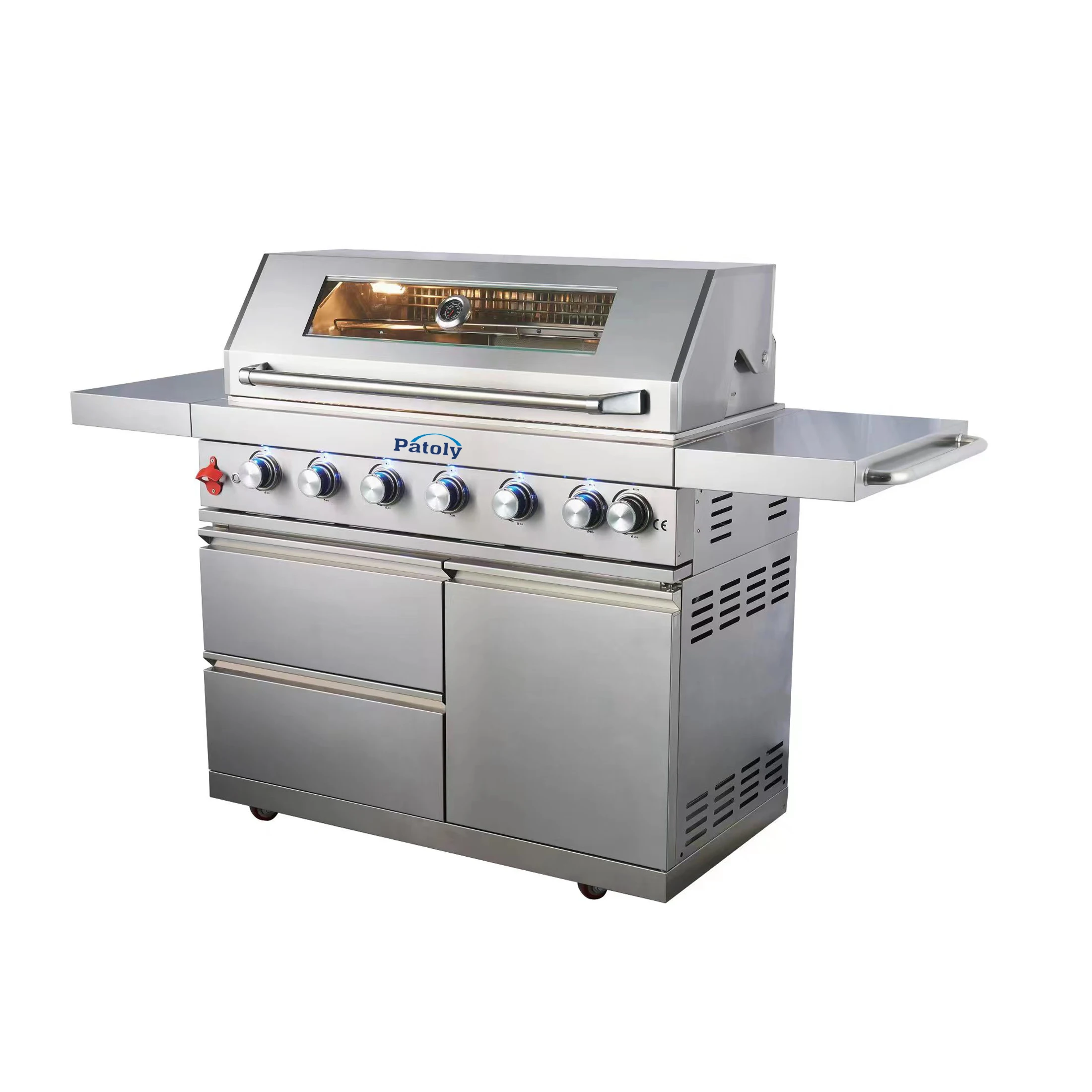 Portable 16 Inch Gas Camping Balcony Bbq Grill Outdoor Kitchen Garden ...