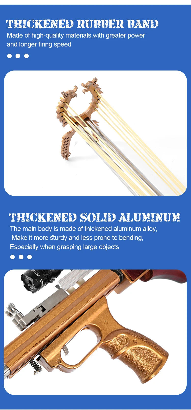 High Precision Slingshot Two Stage Long Rod Telescopic High-powerful ...