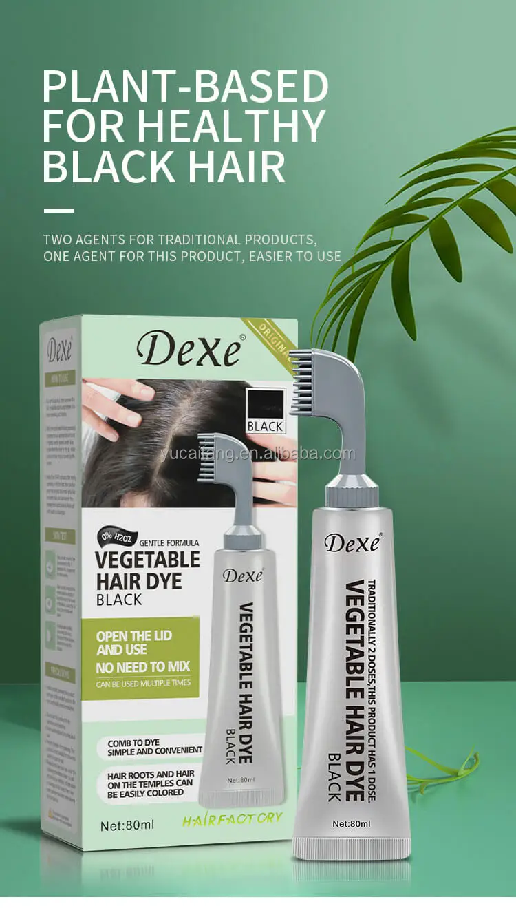 Dexe All Natural Gentle Formula OEM Grey Hair Color Cream