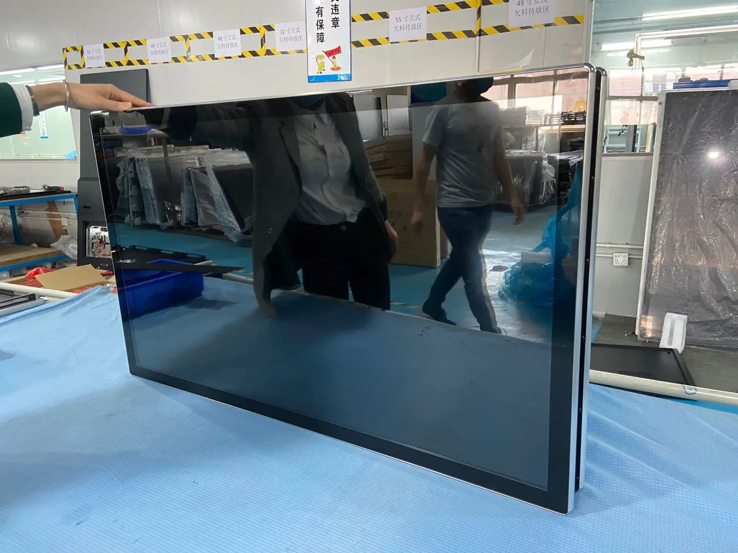 All In One See Through Interactive Touch Screen Show Case Lcd ...