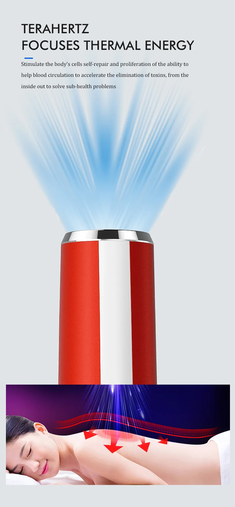 Terahertz Wave Instrument Light Cell Activator Device Frequency Therapy ...