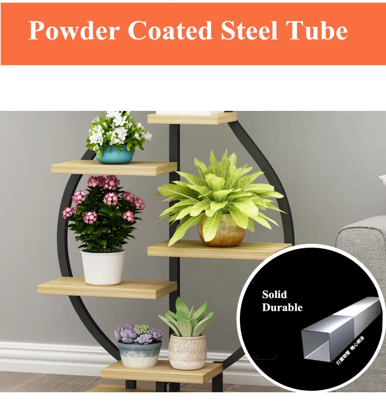 Luxury Metal Flower Storage Rack - Perfect for Living Room